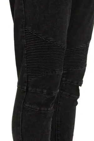 Balmain Zipped Pocket Skinny Jeans - Black