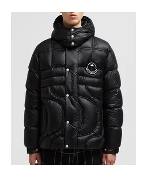 Moncler X Palm Angels Hooded Short Down Jacket