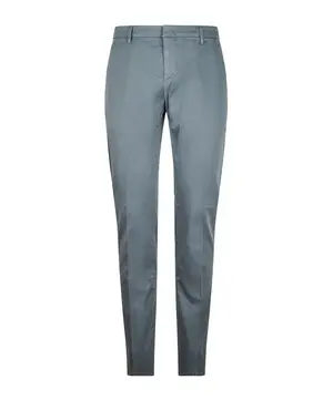 DONDUP Slim Fit Tapered Trousers - Gray