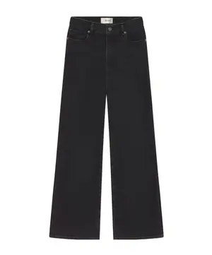 FRAME Le Slim Palazzo Jeans - Black