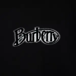 Burberry Logo Print Zip-up Hoodie - Charcoal