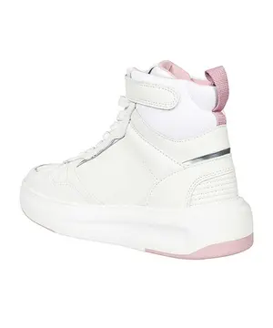 Emporio Armani High-top Sneakers With Velcro Fastening