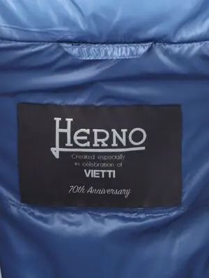 Herno Ultralight Hooded Padded Down Jacket - Blue
