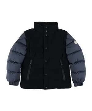 Moncler Long-sleeved Down Jacket With Stand Collar