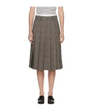 Marissa Chiara Plaid Pleated Skirt