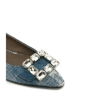 Roberto Festa Aby Flat Shoes With Embellished Buckle