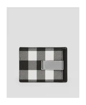 Burberry Check-print Card Case