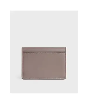 Celine Card Holder With Flap Triomphe In Shiny Calfskin