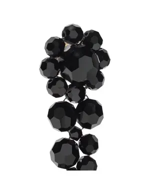 Simone Rocha Beaded Drop Earrings - Black