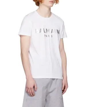 Balmain Logo-print Detail T-shirt - White