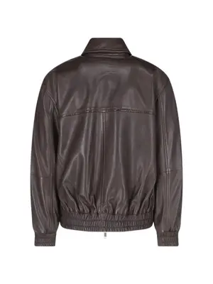 Studio Nicholson Leather Zip-up Jacket