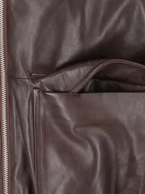 Studio Nicholson Leather Zip-up Jacket