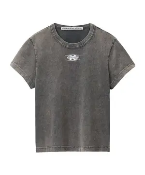 Alexander Wang Blade Logo-embossed T-shirt - Washed Cedar