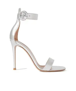 GIANVITO ROSSI Stiletto Heeled Sandals - White