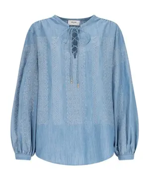 Cotton Chambray Blouses