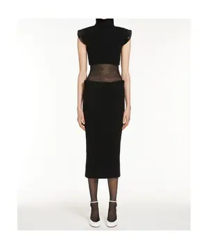 Sportmax Arabba Ribbed Midi Dress