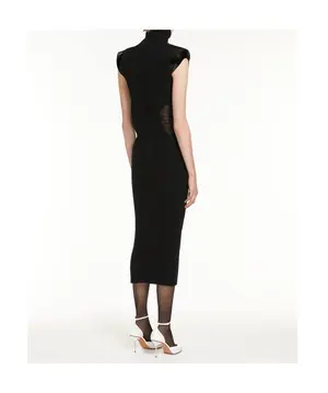 Sportmax Arabba Ribbed Midi Dress