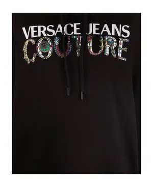 Versace Logo Print Hoodie
