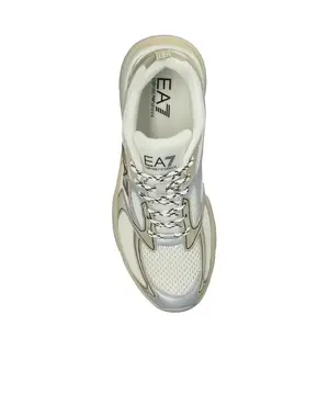 EA7 Lace-up Round Toe Sneakers