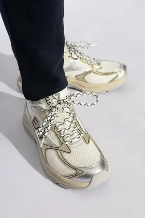 EA7 Lace-up Round Toe Sneakers