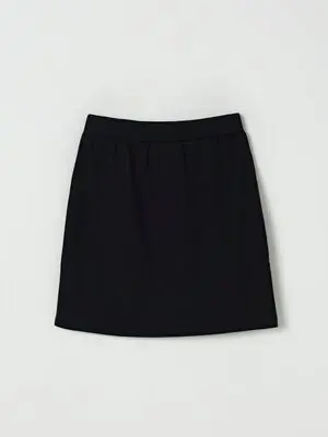 Balmain Elastic Waist Skirt With Button Detail