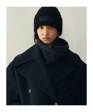 Jacquemus Gros Grain Logo Patch Beanie