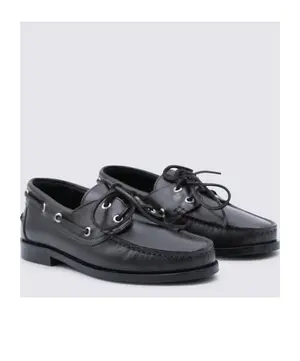 AeydĒ Harris Round Toe Lace-up Shoes - Black