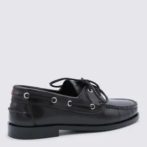 AeydĒ Harris Round Toe Lace-up Shoes - Black