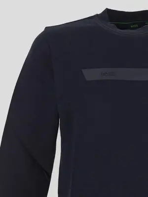 Hugo Boss Crewneck Sweatshirt With Logo Detail