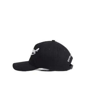 Dsquared2 Logo Embroidered Baseball Cap - Black