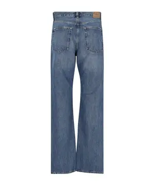 Polo Ralph Lauren Classic Straight-leg Jeans With Distressed Detailing - Blue