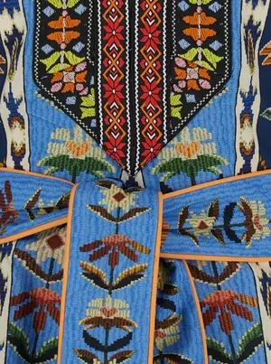Farm Rio Belted Printed Kimono Top