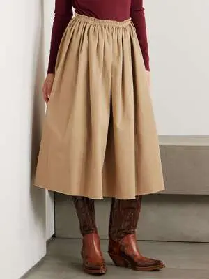 Gabriela Hearst Pleated Midi Skirt