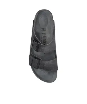 BIRKENSTOCK Arizona Suede Sandals - Grey