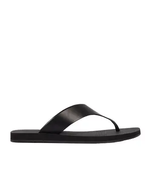 THE ROW Dune Classic Ginza Slip-on Slides - Black