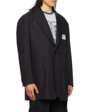 Dolce & Gabbana Dolce Gabbana Logo Patch Single-breasted Blazer