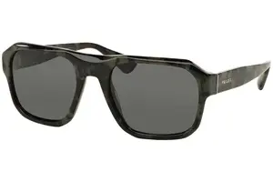 Prada Logo Detail Sunglasses - Gray