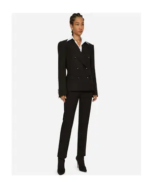 Dolce & Gabbana High-waist Tailored Straight-leg Trousers