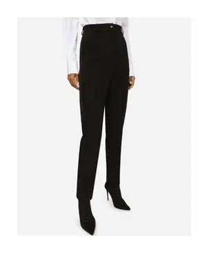 Dolce & Gabbana High-waist Tailored Straight-leg Trousers