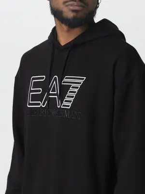 EA7 Logo Hooded Sweater