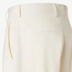 Fendi Tailored Straight-leg Wool Gabardine Trousers - Light Brown