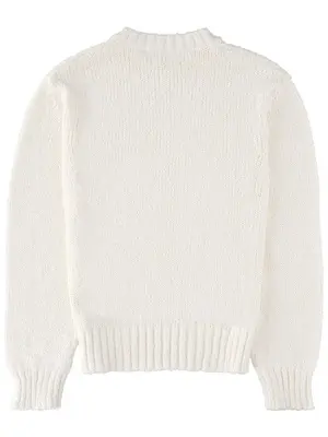 SUNFLOWER Frederik Cropped Crewneck Knitted Sweater