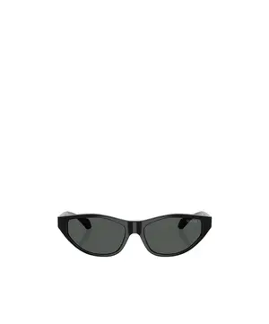 Versace Cat Eye Full Rim Sunglasses - Black