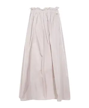 Herno Elasticated Waistband Taffeta Maxi Skirt