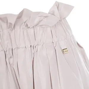 Herno Elasticated Waistband Taffeta Maxi Skirt