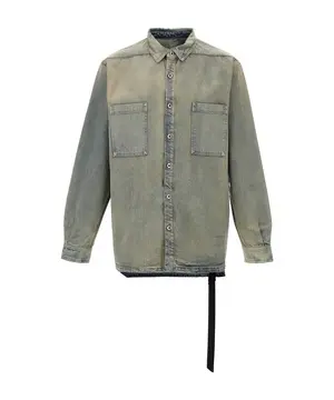 Rick Owens Drkshdw Oversized Denim Overshirts