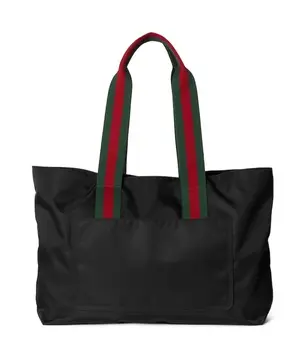 Gucci Web Detailed Tote Bag