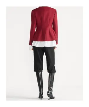 Dior Wool And Silk Grain De Poudre Cropped Trousers