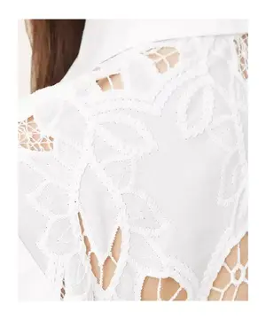 ALLSAINTS Zola Lace Trim Mini Dress
