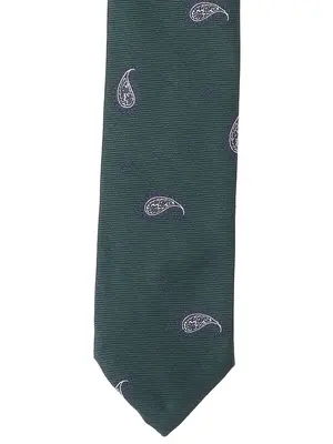 Thom Browne Striped Neck Tie - Green